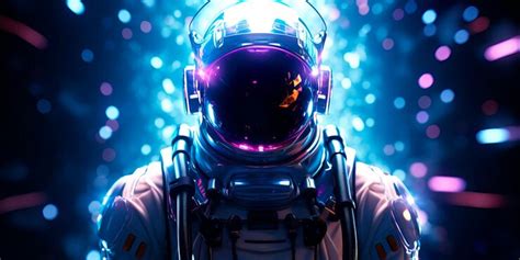 Premium Photo Programmer In A Spaceage Suit Symbolizing The Future Of
