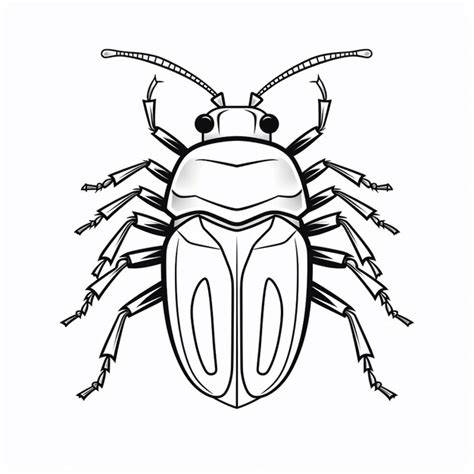 Premium Ai Image Deaths Head Cockroach Beautiful Hand Drawn Cute