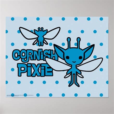 Cartoon Cornish Pixie Character Art