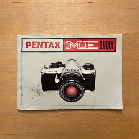 Pentax Me Super Manual • Filmcameras Uk