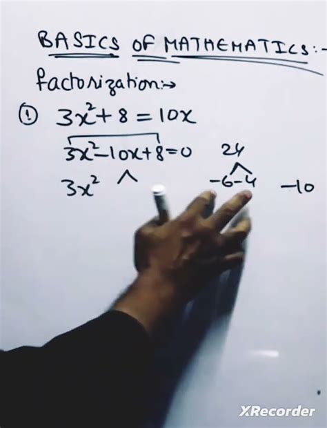Basics Of Mathematics Factorisation Youtube
