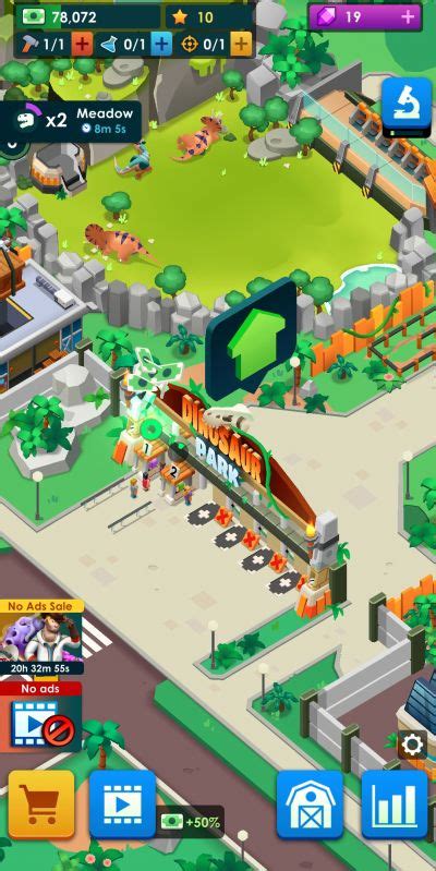 Dinosaur Park Jurassic Tycoon Milestone 400x799 1 Level Winner