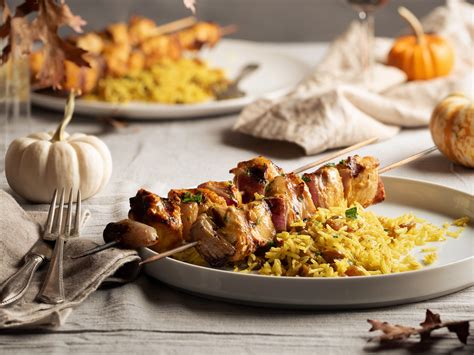 Fall Spiced Chicken Kebabs