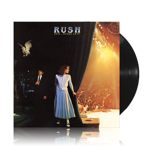 Rush Exit Stage Left Vinyl Lp Official Rush Backstage Merch