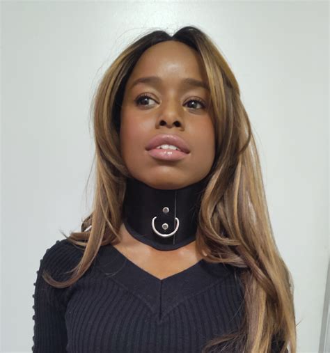 Black Leather Posture Collar Lined With Black Velvet Etsy