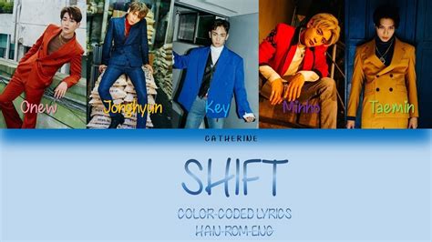 Shinee 샤이니 Shift Color Coded Lyrics Hanromeng Youtube