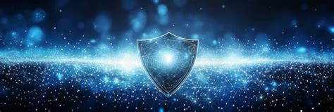 Cybersecurity Shield Data Protection Network Security Abstract Background Digital Protection