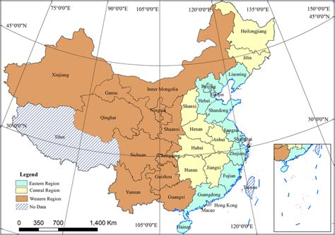 Location Of The Study Area And Regional Classification Download