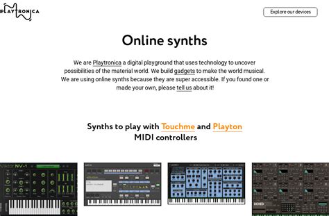 Online Synths