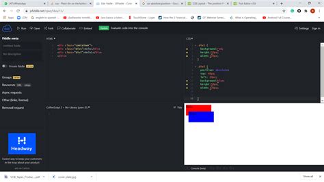Css Place Div On The Bottom Of Another Div Stack Overflow