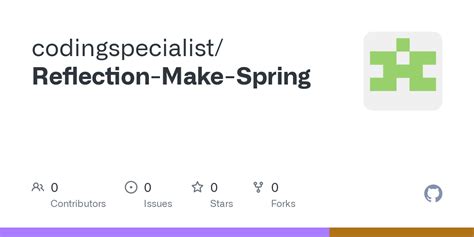 GitHub Codingspecialist Reflection Make Spring