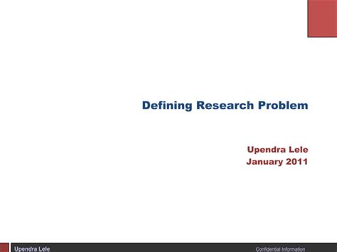 02 Defining Research Problem PPT