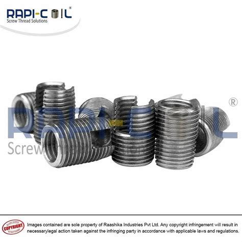 Stainless Steel Slotted Self Tapping Threaded Inserts At Rs 4piece In