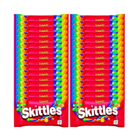 Skittles Fruits Sweets Bag 45 G Pack Of 36 Bulkco