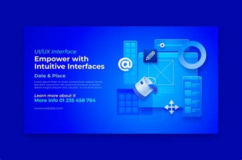 Premium Vector Gradient Mobile Uiux Design
