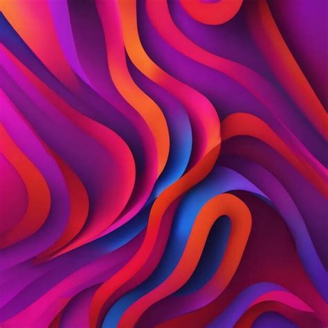 Premium Photo Abstract Background Consisting Of Geometric Pattern Gradient Color From Violet