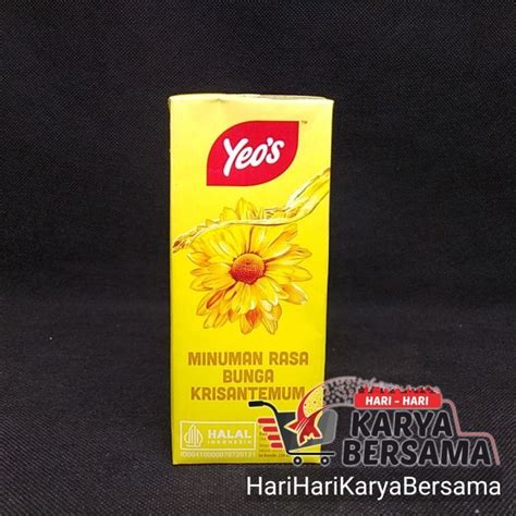 Jual Minuman Yeos Yeos Chrysanthemum Teh Rasa Bunga 250ml Shopee