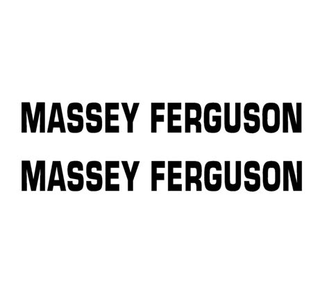 Massey Ferguson Decal Set Tractor Decal Vinyl Sticker Pair Etsy Canada