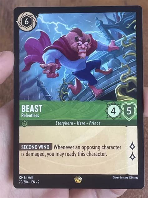 Lorcana Beast Relentless 70204 Legendary Non Foil Rise Of The