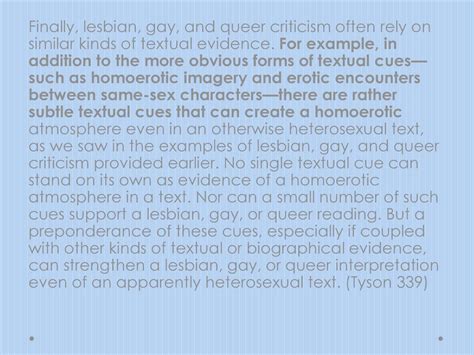 Gay And Lesbian Literature Ppt Download
