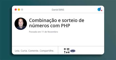 combinação e sorteio de números com php