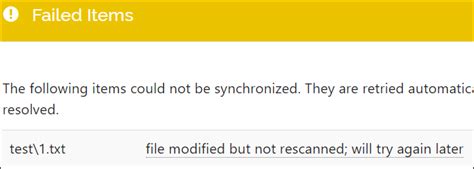 Failed Items Andor Out Of Sync Errors When Using Nested Folders