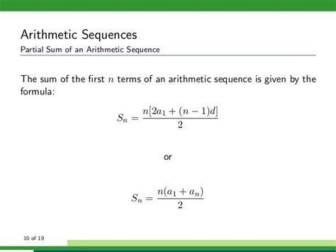 sequences and series