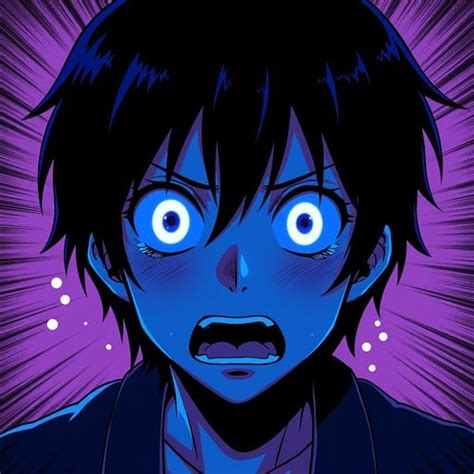 Horrified Anime Expression
