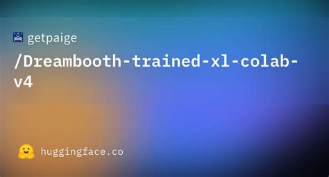 Getpaige Dreambooth Trained Xl Colab V4 At Main