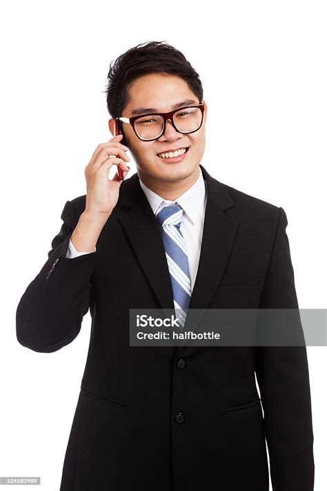 아시아판 사업가 웃으세요 얘기합시다 On Mobile Phone 검은색에 대한 스톡 사진 및 기타 이미지 검은색 기업