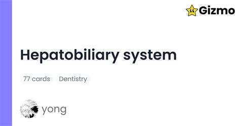 Hepatobiliary System Flashcards