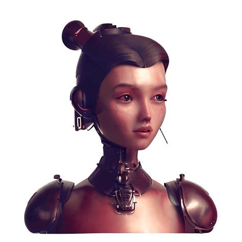Steampunk Vintage Profile Portrait Robot · Creative Fabrica
