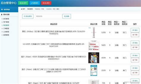 java项目 电器商城系统 java ssm jsp bootstrap echarts mysql