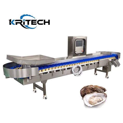 Seafood Sorting Machine Fish Weight Sorter Oyster Crayfish Sorting And