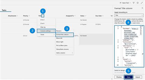 sharepoint online task list in modern view not displaying task name