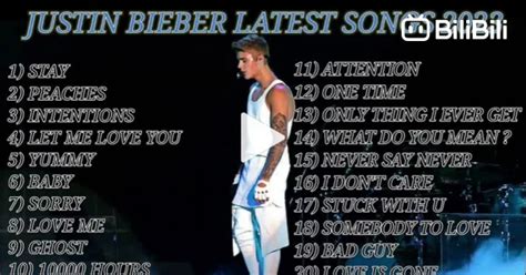 Justin Bieber Greatest Hits Full Playlist Bilibili