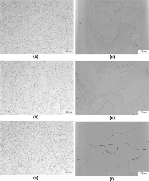 Microstructure Of The Hns With Different Cooling Rates After Solution Download Scientific