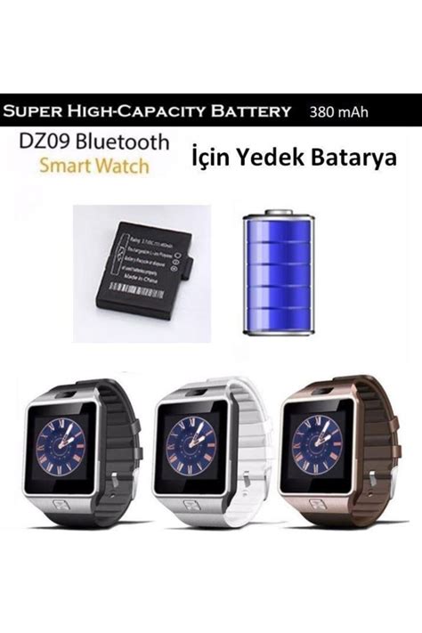 Usams Dz09 Smart Watch Bluetooth Akıllı Saat Için 380 Mah Yedek Batarya Pil Fiyatı Yorumları