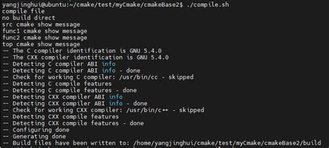 Linux Cmake 初窥【2】linux Cmakelist运行 Csdn博客