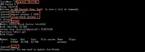 Initialize A Data Disk Whose Size Does Not Exceed 2 Tib On A Linux Instance Elastic Compute