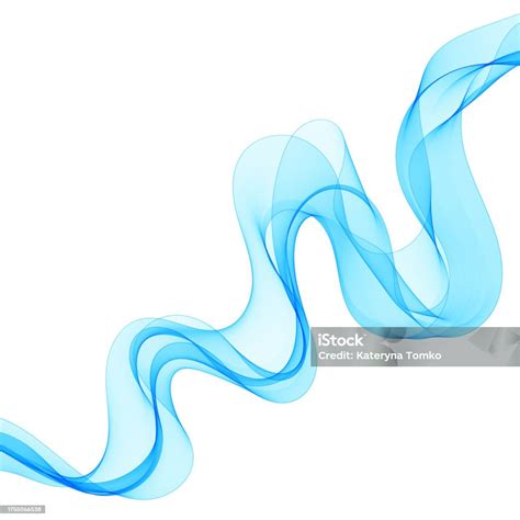 파란 파도 추상적 배경 광고 레이아웃 브로셔 배너 전단지 등을 위한 디자인 Eps 10 0명에 대한 스톡 벡터 아트 및 기타