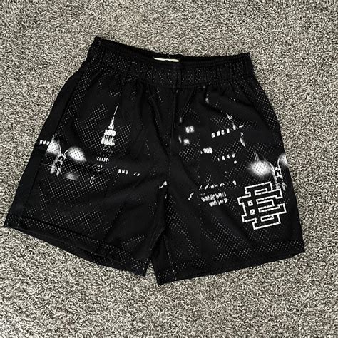 Eric Emanuel Black White Skyline Short Ee Depop