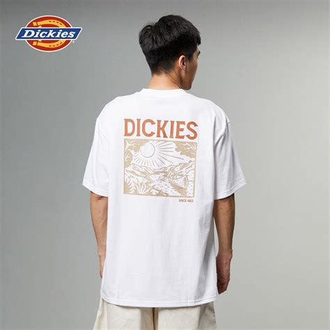 Dickies Mens Tee Ss Single Jersey White Shopee Malaysia