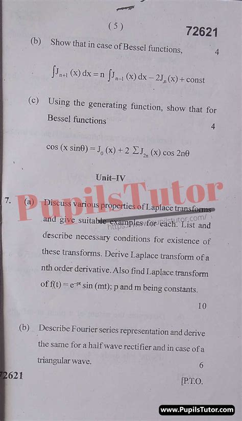 Mdu Msc Physics 1st Semester Mathematical Physics Question Paper