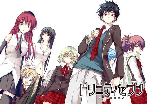 Trinity Seven Asami Lilith Kazama Levi Kasuga Arata Yamana Mira