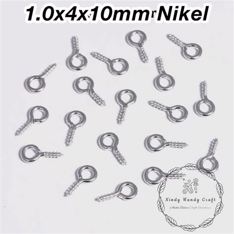 Jual 100 Pcs Sekrup Ulir 10 Gr Paku Ulir Skrup Clay Resin Paku