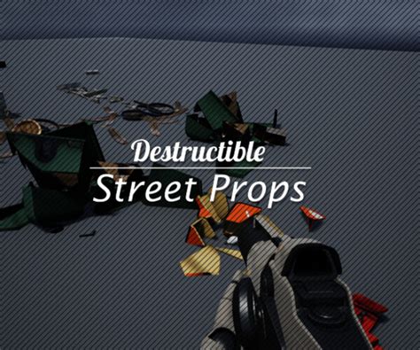 Artstation Destructible Street Props Unity And Unrealengine Game