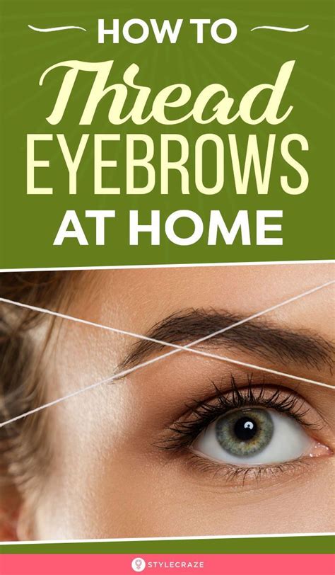 10 Simple Easy Steps For Perfect Eyebrow Threading At Home Artofit