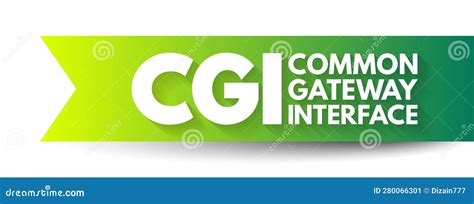 Cgi Common Gateway Interface Provides The Middleware Between
