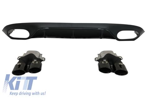 Rear Diffuser And Exhaust Tips Suitable For Mercedes E Class C238 A238